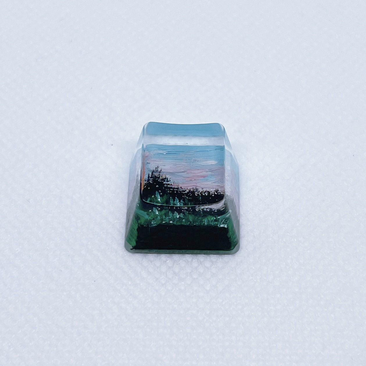 Oil Painting Artisan Keycap Resin Handmade Keycap for Mechanical ...