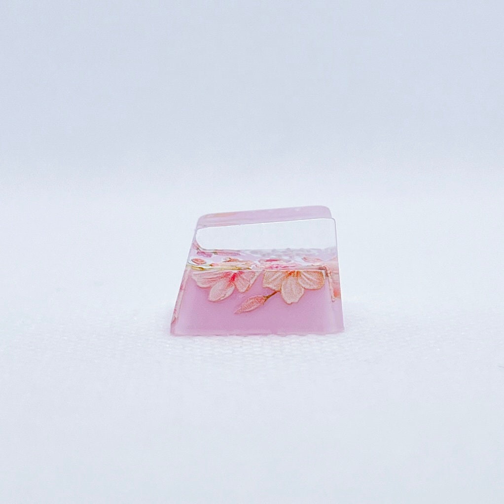 Artisan Keycap Cherry Blossom Beautiful Floral Handmade Resin Keycap ...