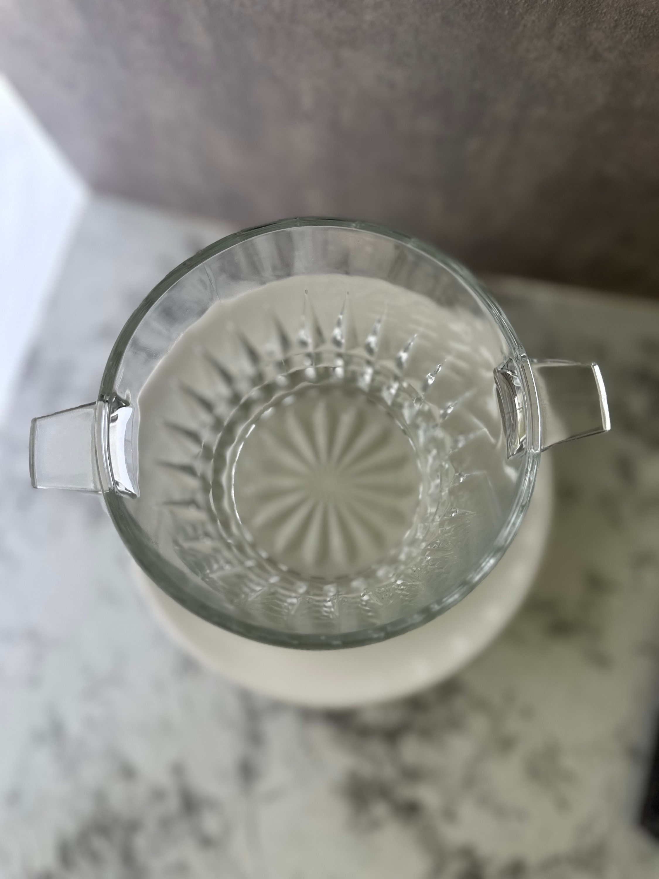 Vintage 1950s Ice Bucket Pressed Cut Glass Made in Italy - Etsy