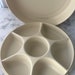 Tupperware Large Divided Serving Tray Veggies Chips and Dip Container ...