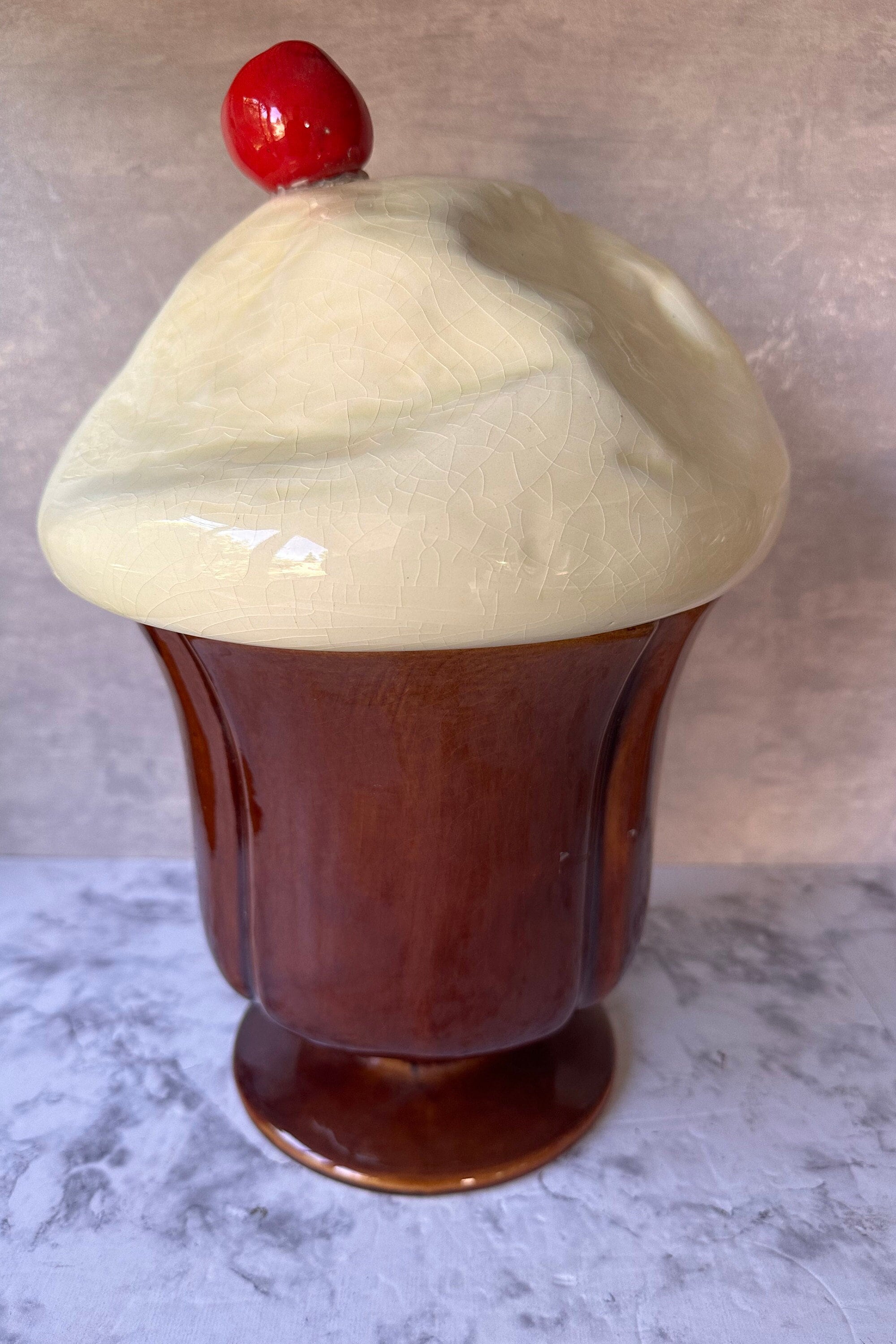 COOKIE JAR Root Beer/ice Cream Float Sundae - Etsy