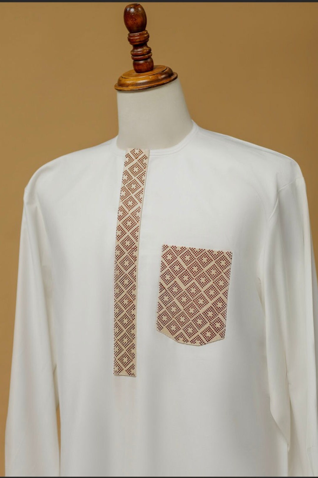 African Men Kaftan Men Outfit Men Nigerian Outfit Luxury White Kaftan ...