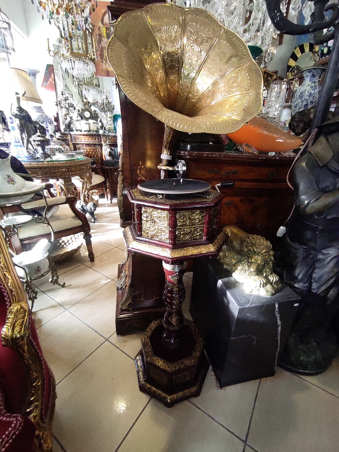 Vintage Classic Retro Phonograph Antique Gramophone Work Perfect - Etsy