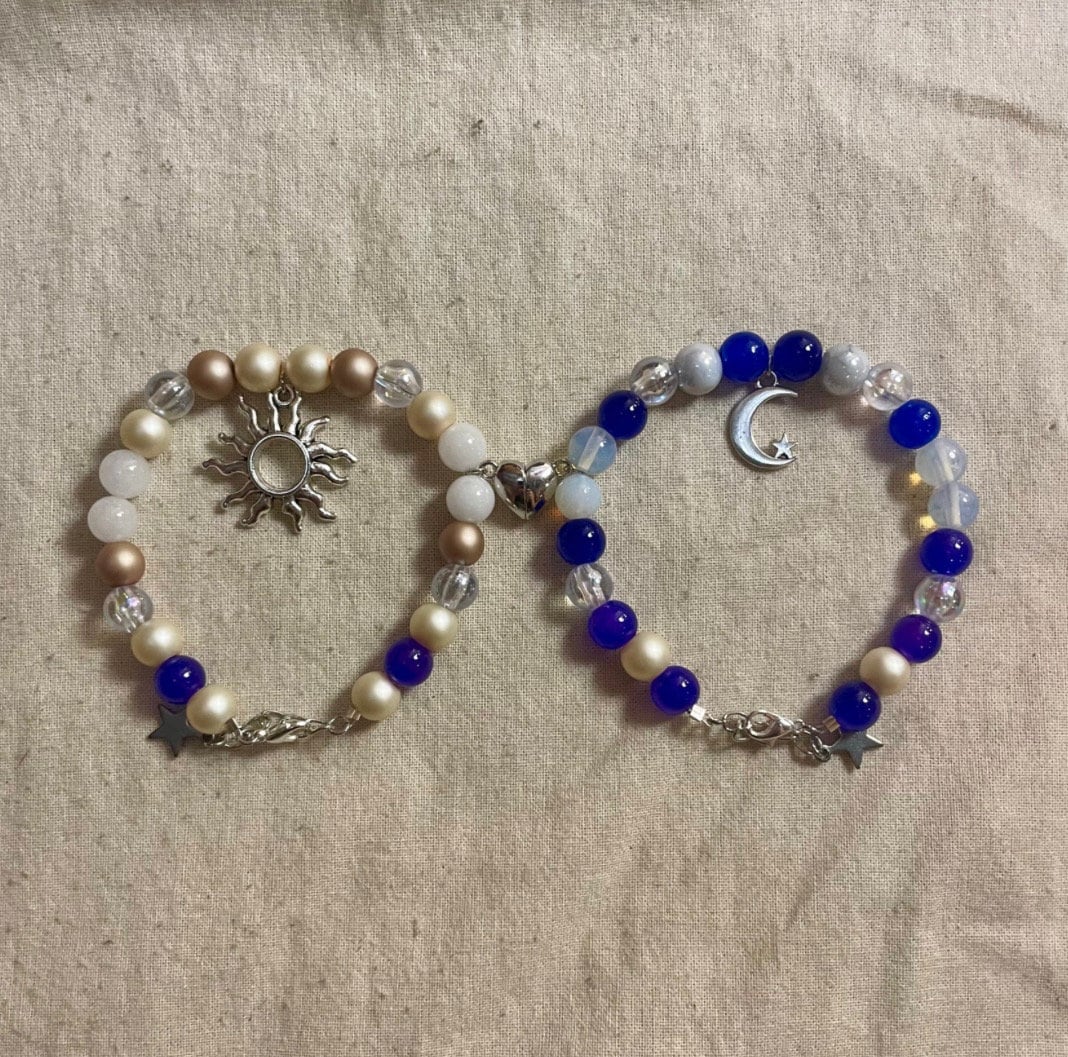 Sun and Moon Matching Bracelets - Etsy