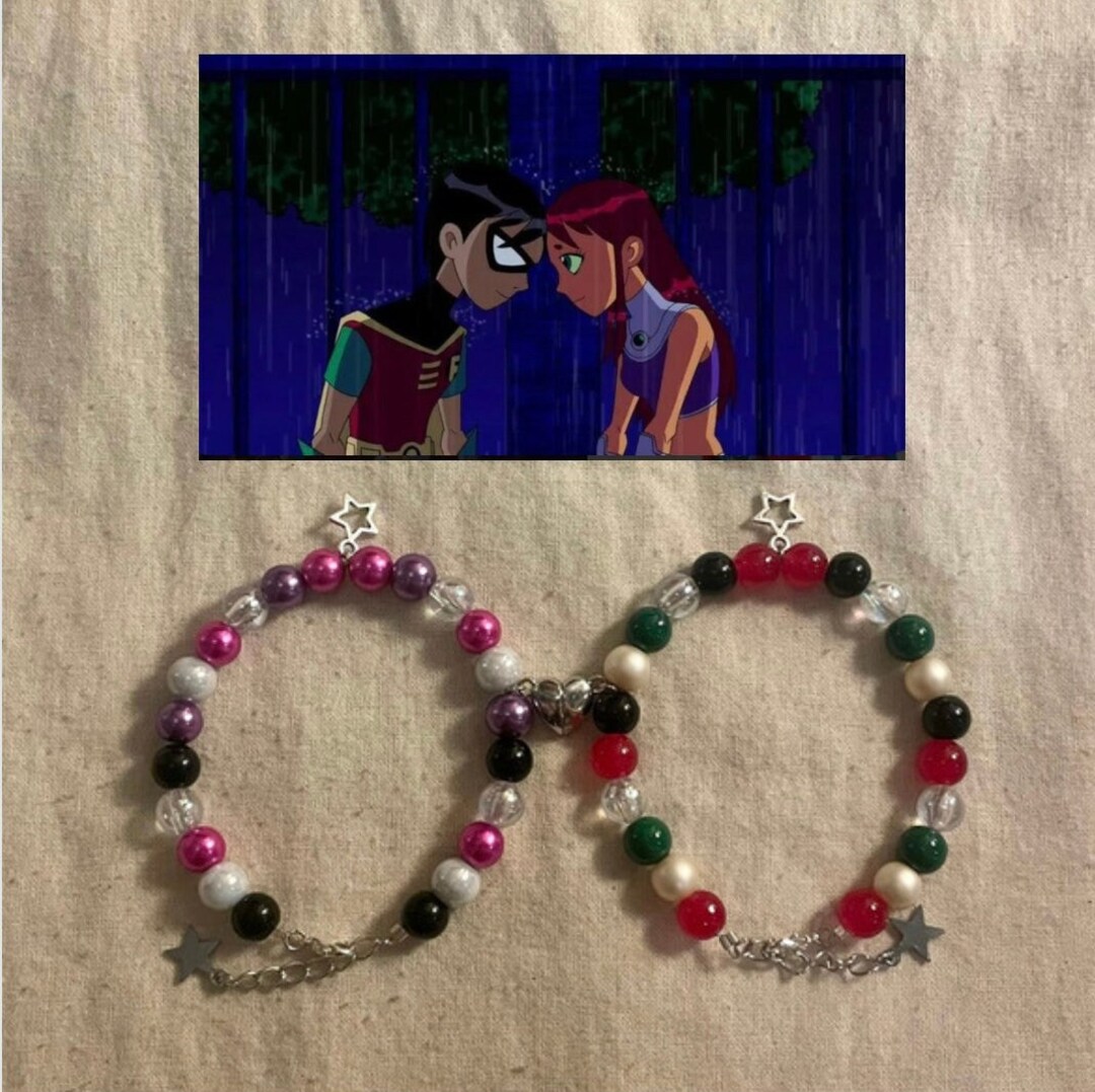 Starfire and Robin Matching Bracelets - Etsy