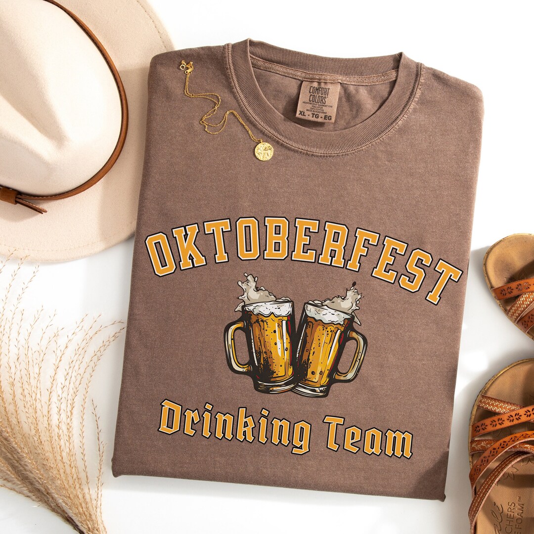 Prost Shirt, Oktoberfest Shirt, Autumn Party Group Drinking Tshirts ...