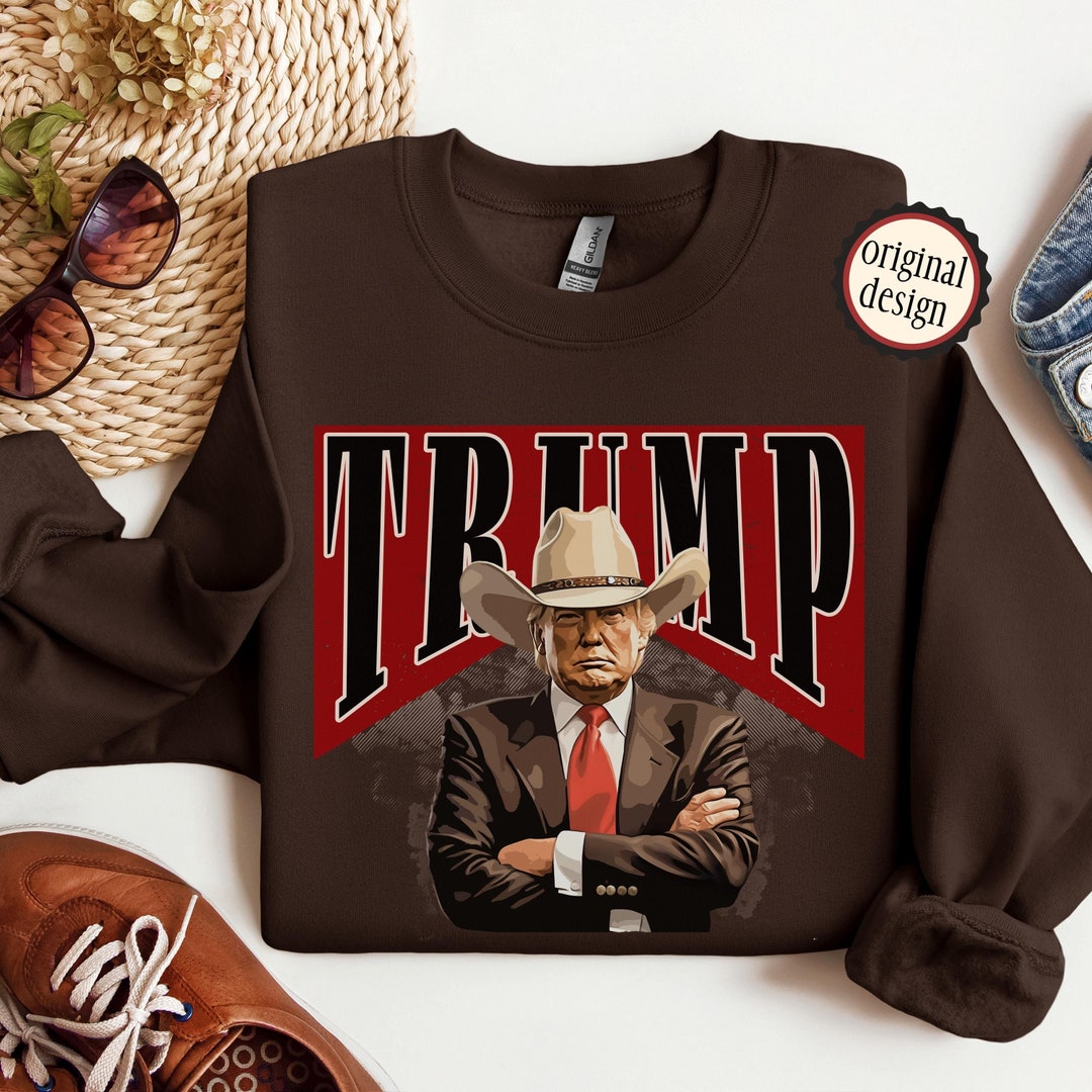 Cowboy Trump Shirt, Western Trumpshirt for Women, Trump Sweatshirt ...