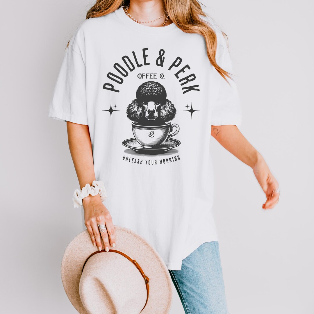 Funny Poodle Shirt, Black Standard Poodle Mom Shirt, Poodle Mama Shirt ...