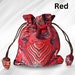 Chinese Embroidered Drawstring Brocade Bag, Lined Drawstring Makeup ...