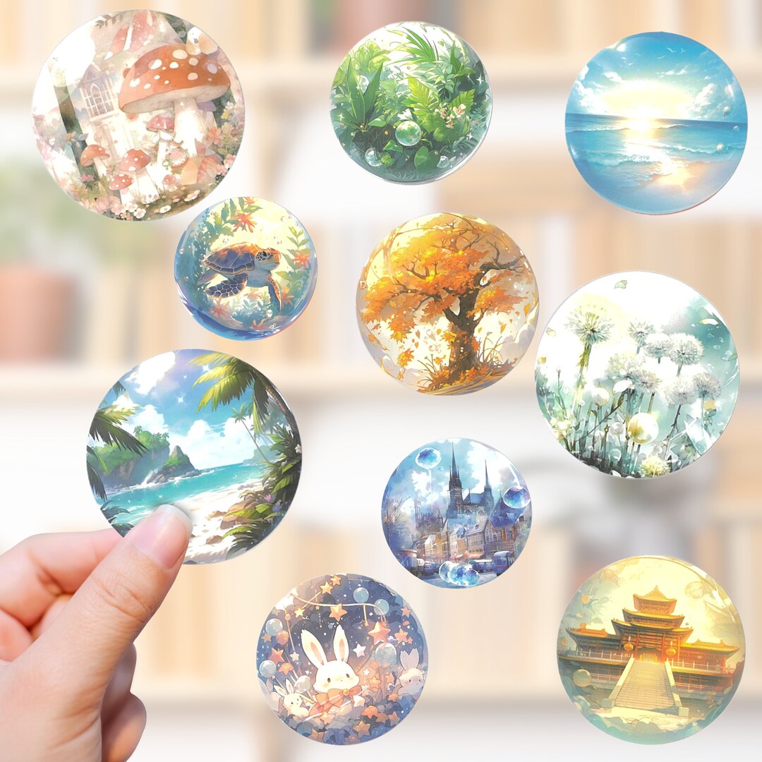 World in a Sphere 45 Pc Pack, Miniature World, Teachers Gift, Kawaii ...
