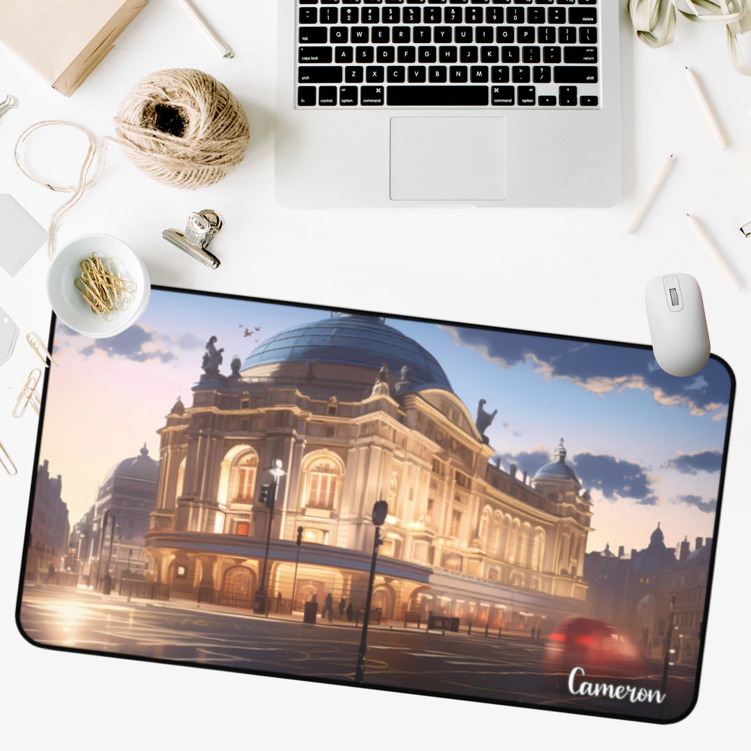 Personalized Opera House Desk Mat, Custom Name, Anime Large Mouse Pad ...