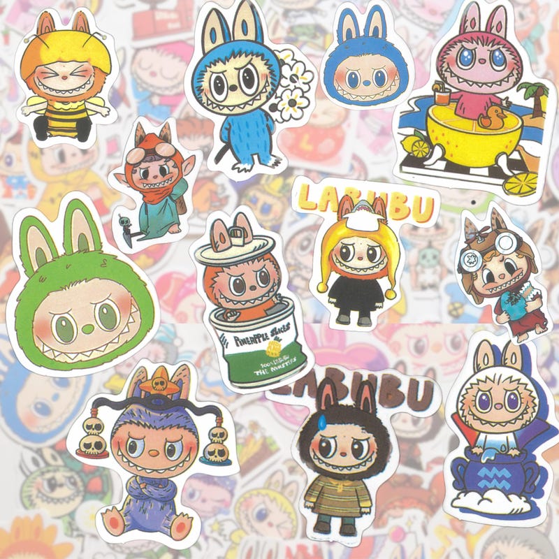 Labubu Stickers - Etsy