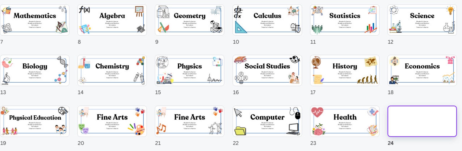 Editable School Subject Notebook/book Sticker Labels Digital Download ...
