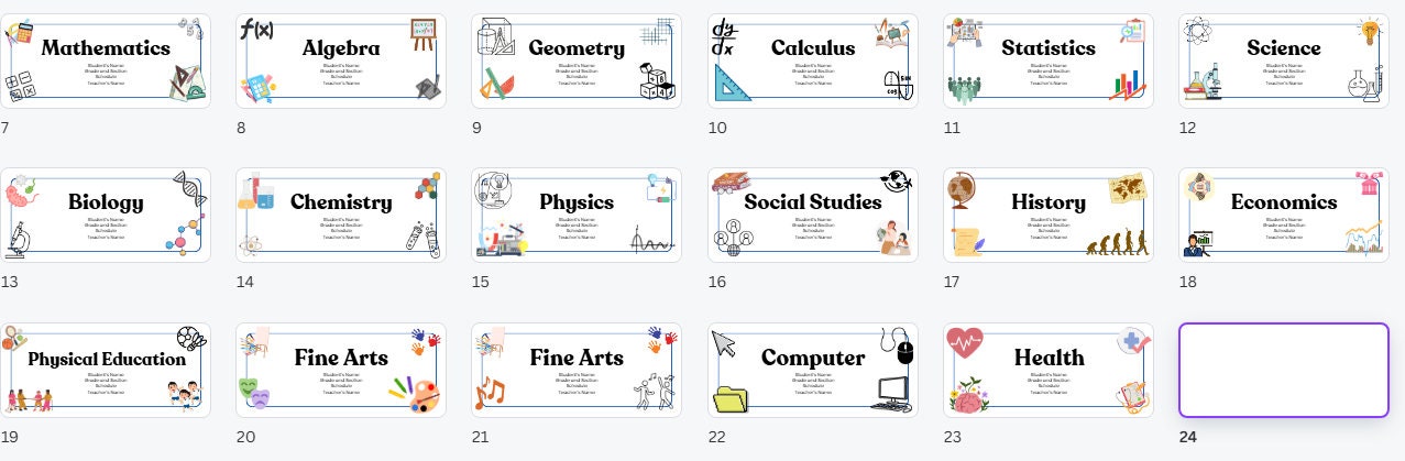 Editable School Subject Notebook/book Sticker Labels Digital Download ...
