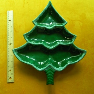 Vintage Ceramic Christmas Tree Cookie or Candy Plate - Etsy