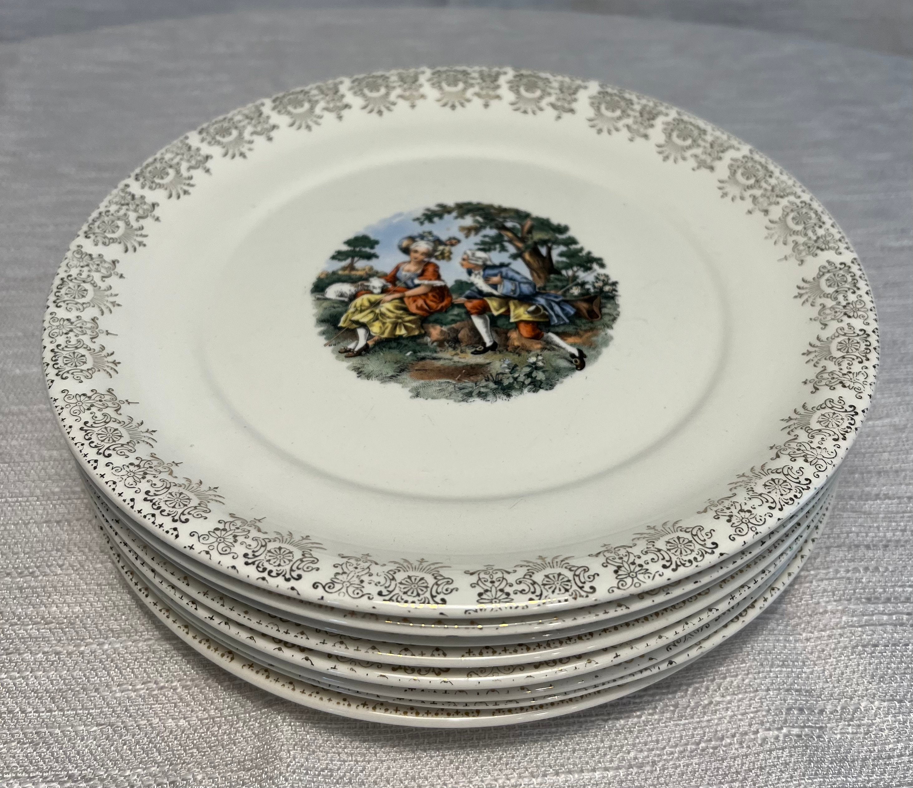 Magnificent 58-piece Vintage Porcelain W.S. George China Dinner ...