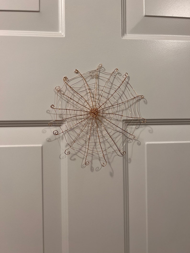 Handmade Wire Spider Web - Etsy