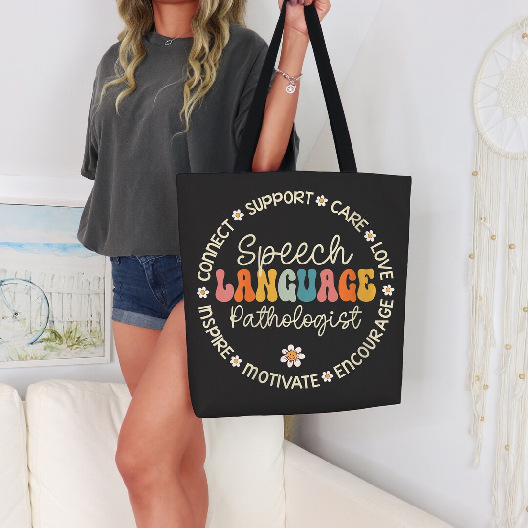 Speech Therapist Gift, Personalized Speech Language Pathologist Bag ...
