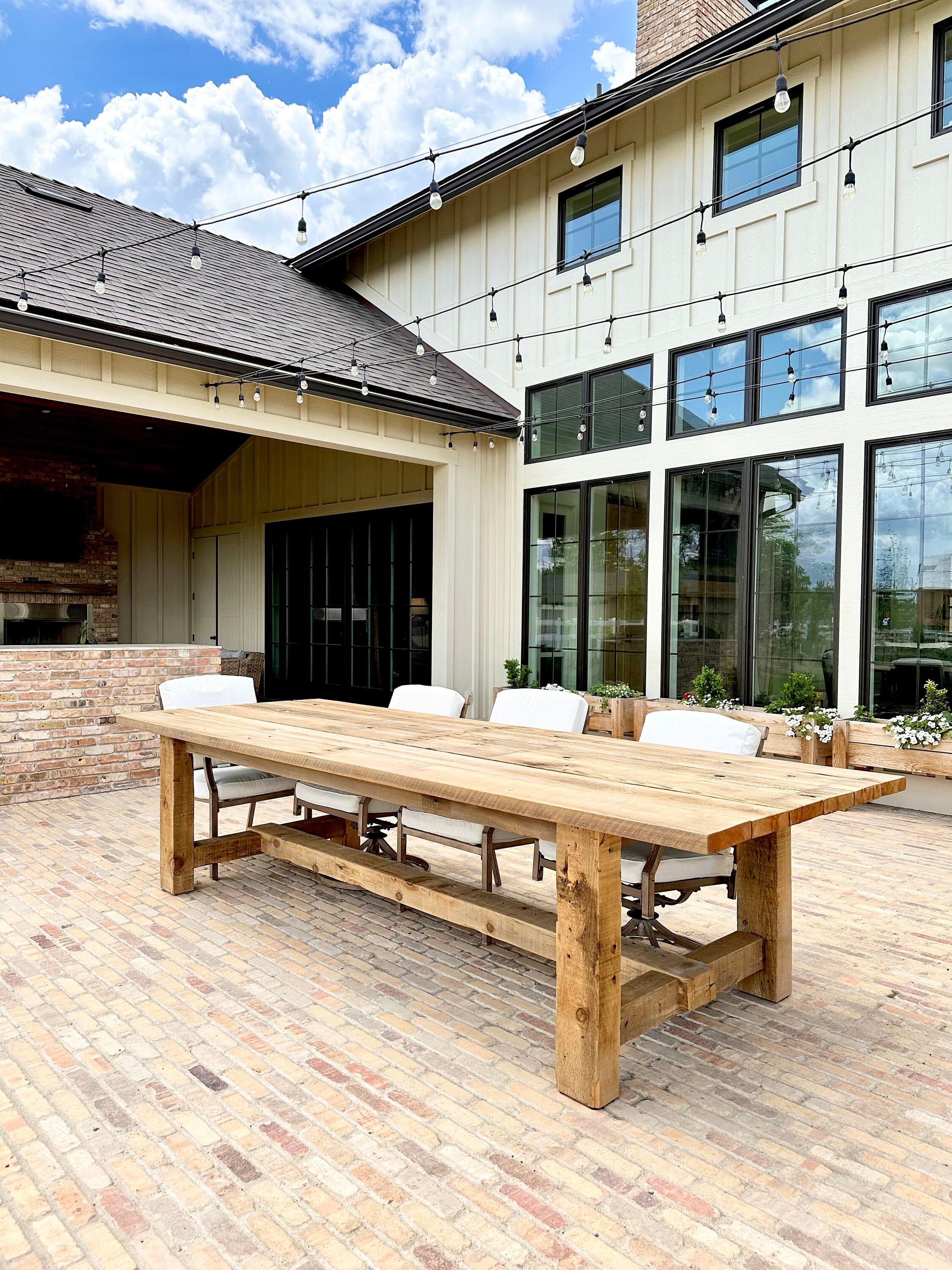 Farmhouse Style Dining Table - Etsy