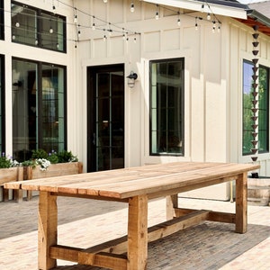 Farmhouse Style Dining Table - Etsy