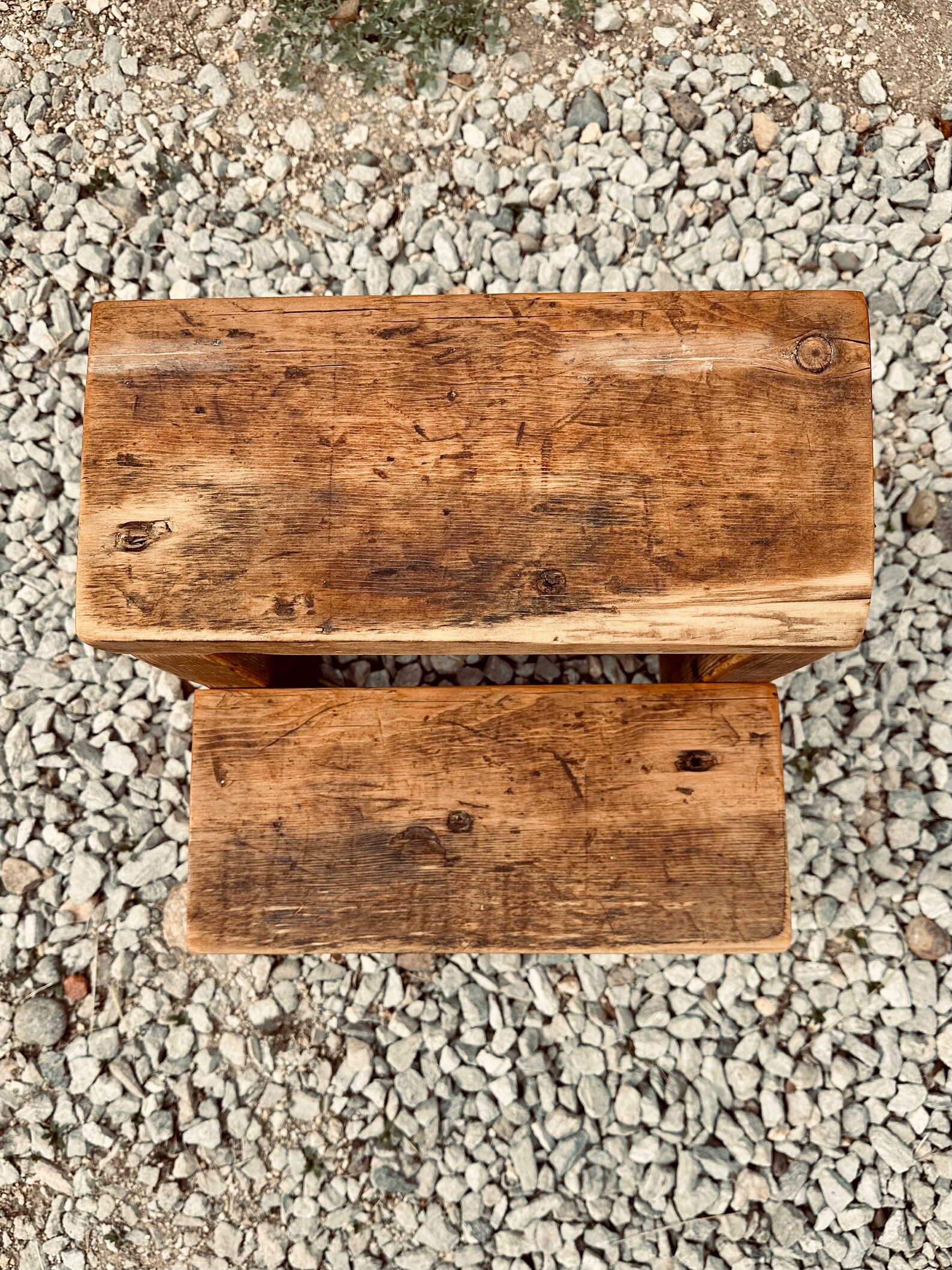 WOODEN STEPSTOOL - Reclaimed Barnwood - Child Size - Etsy