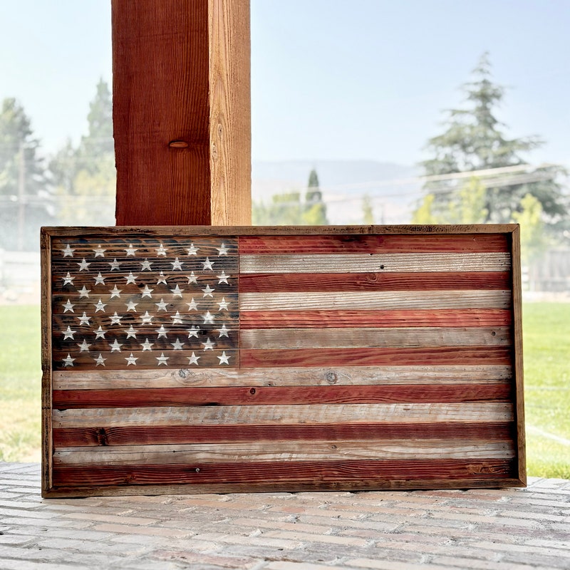 Reclaimed Wood Flag - Etsy