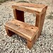 WOODEN STEPSTOOL - Reclaimed Barnwood - Child Size - Etsy