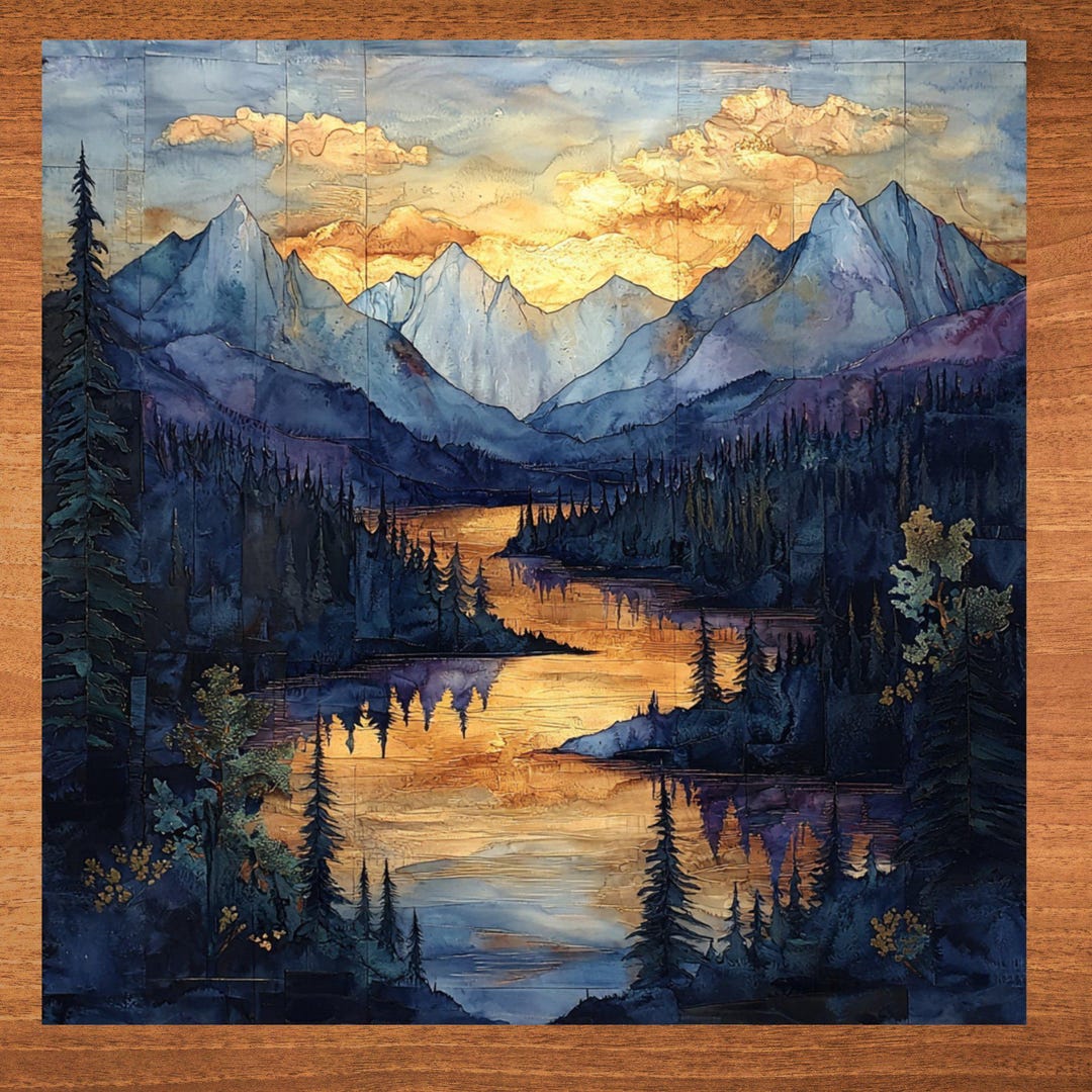 Snake River Grand Teton Ceramic Art Tile Beautiful Vista Gift for ...