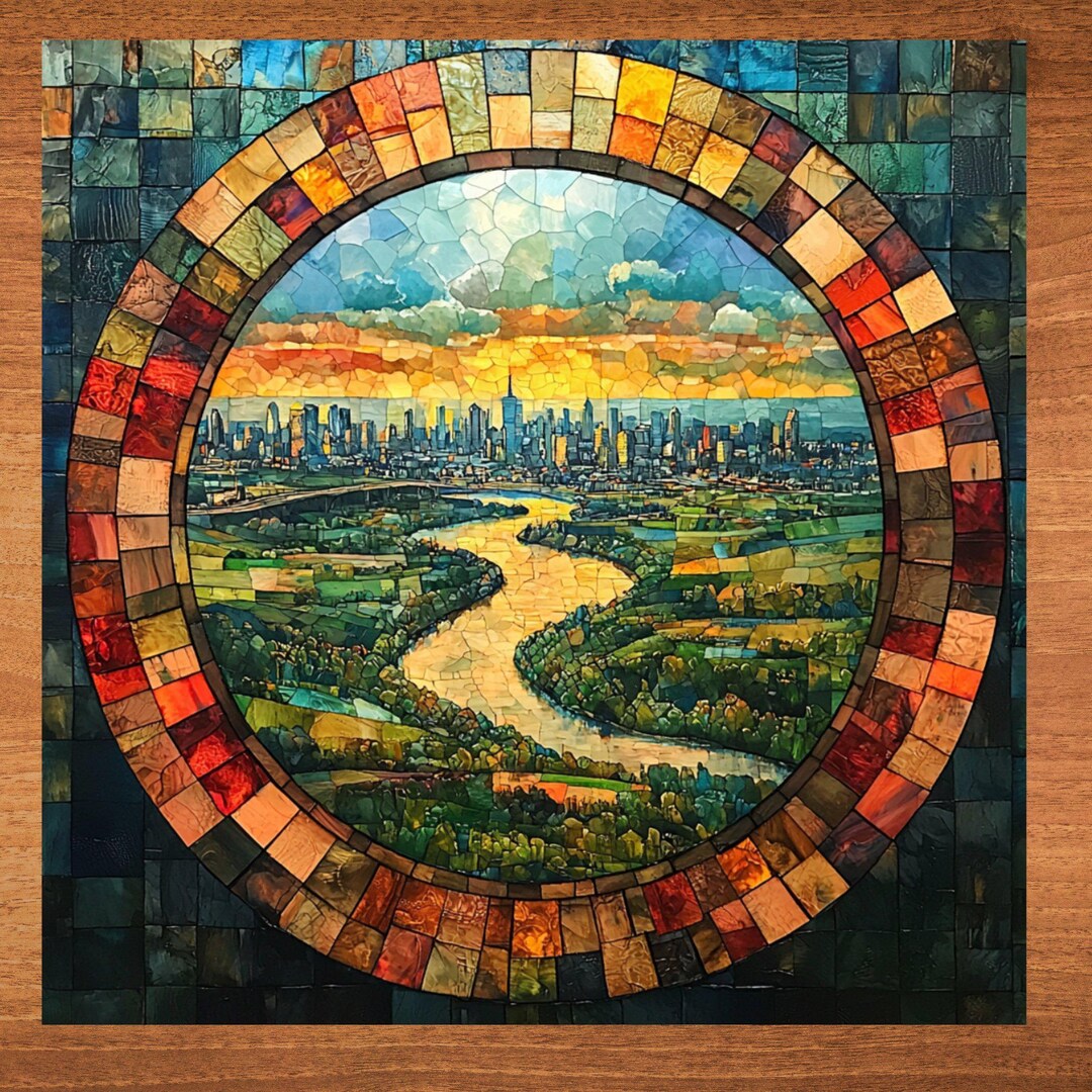 Arch Aerial Gateway Arch Ceramic Art Tile Beautiful Vista Gift for ...