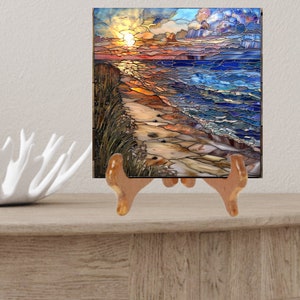 Cape Cod National Seashore Glossy Ceramic Tile Art Gift for Nature Park ...