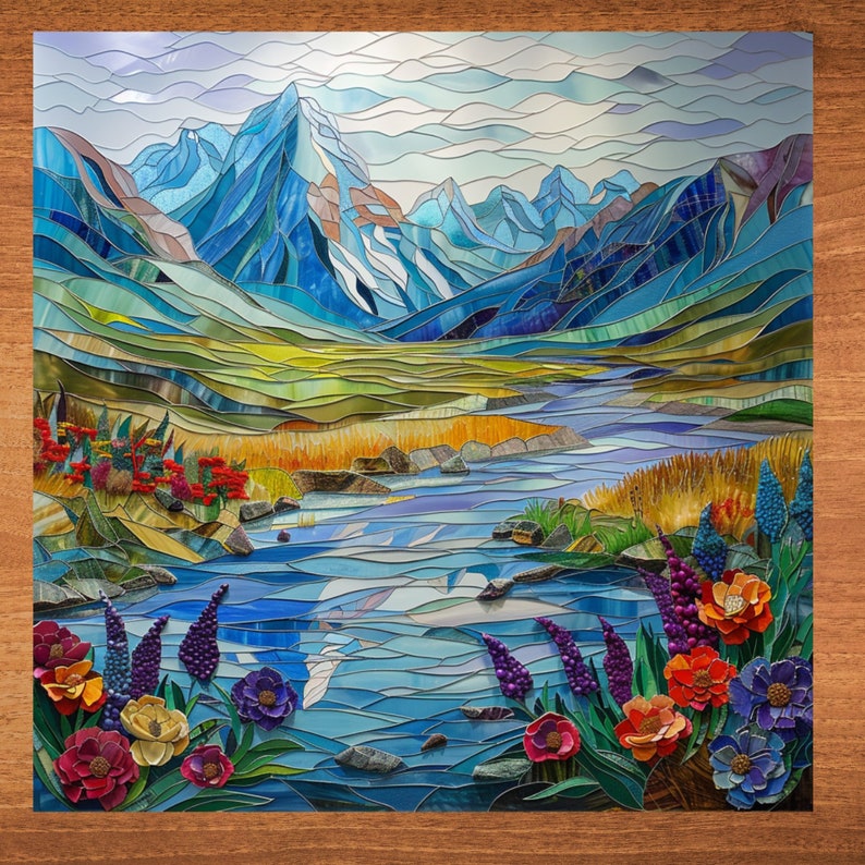 Gates of the Artic National Park Preserve Glossy Ceramic Tile Art Gift ...