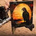 Hawk Red-tailed Hawk Outdoorsman Decor Ceramic Art Tile Wall Art for ...