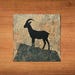 Mountain Goat Outdoorsman Decor Ceramic Art Tile Wall Art for Man Cave ...