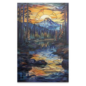 Lassen Volcanic National Park Poster 11x17 Inches Beautiful Stained ...