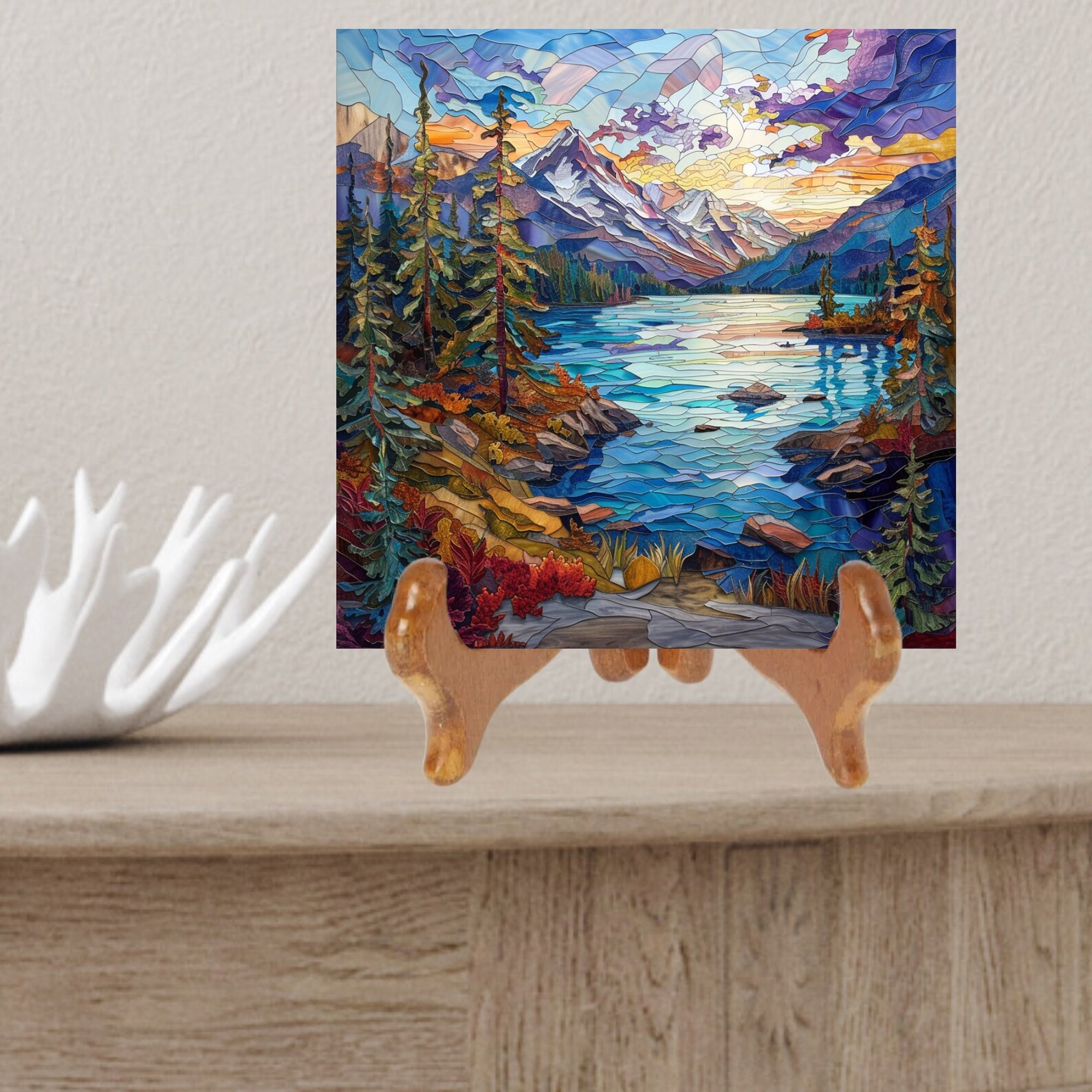 North Cascades National Park Glossy Ceramic Tile Art Gift for Nature ...
