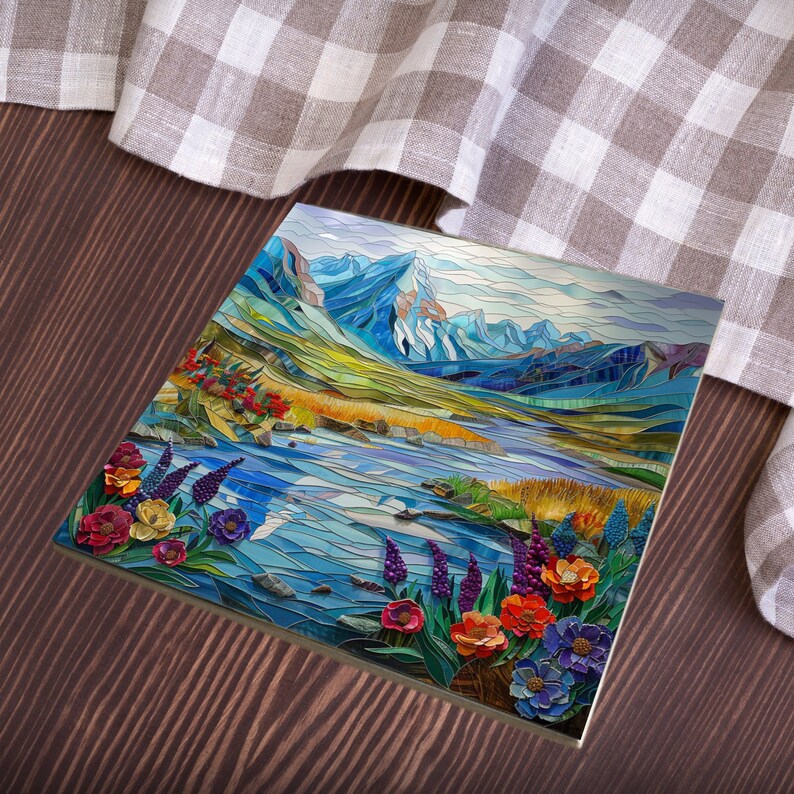 Gates of the Artic National Park Preserve Glossy Ceramic Tile Art Gift ...