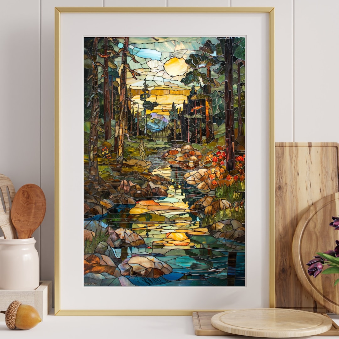 Lassen Volcanic National Park Poster 11x17 Inches Beautiful Stained ...