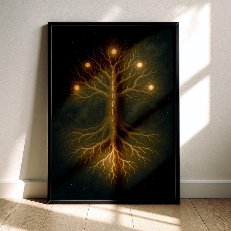 Runen fantasy poster - Etsy.de