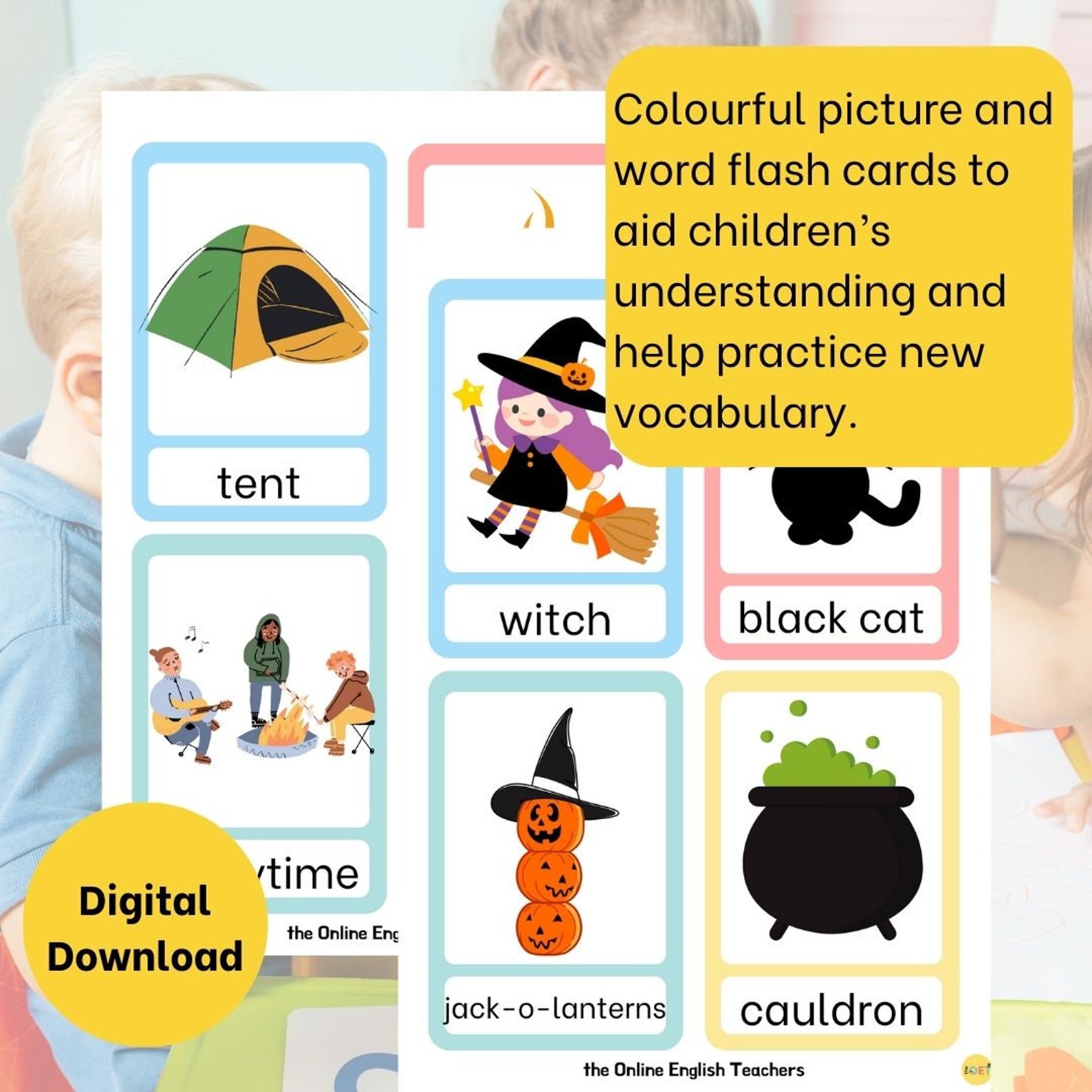 Seasonal ESL Vocabulary Posters and Flashcards Bundle ESL Vocabulary ...