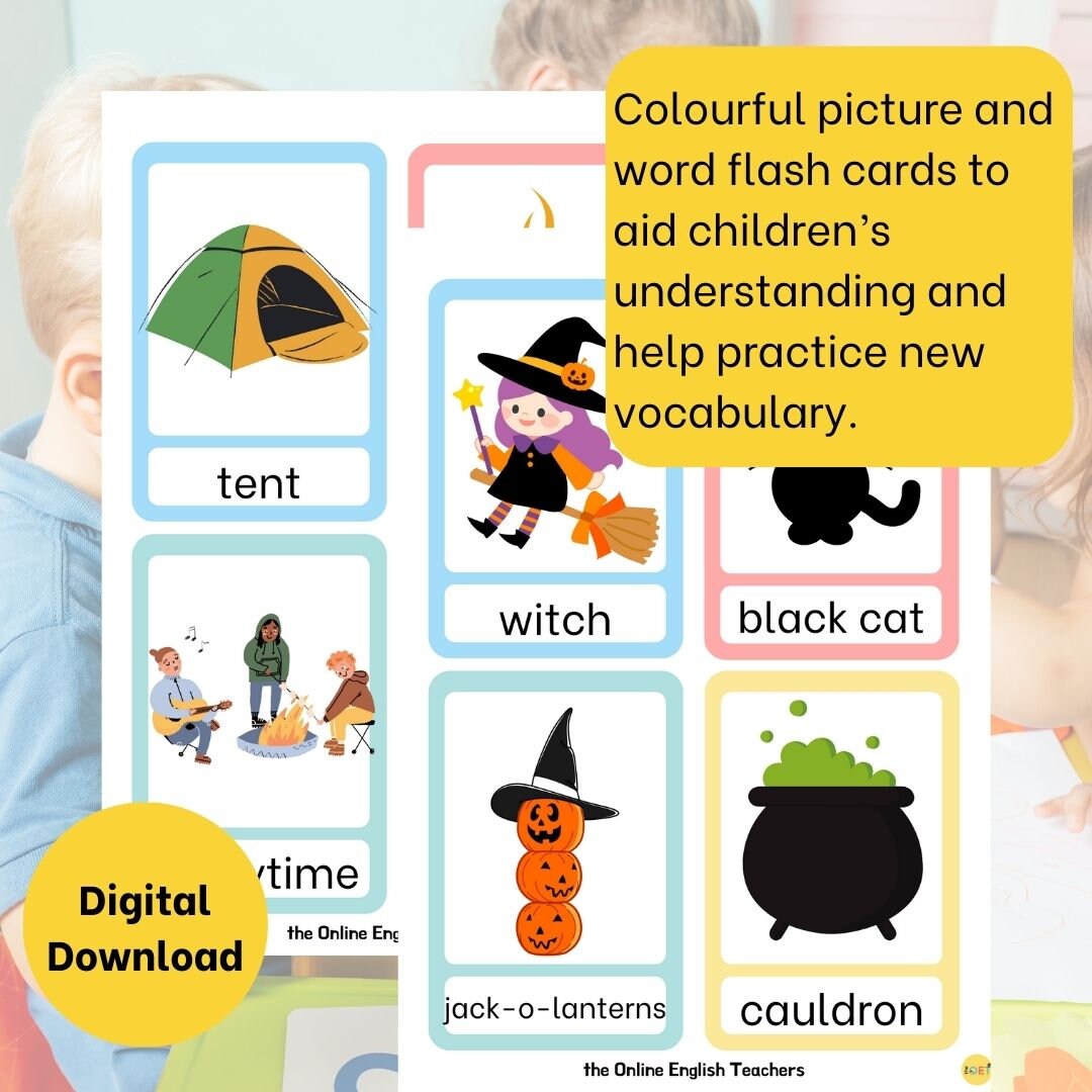 Seasonal ESL Vocabulary Posters and Flashcards Bundle ESL Vocabulary ...
