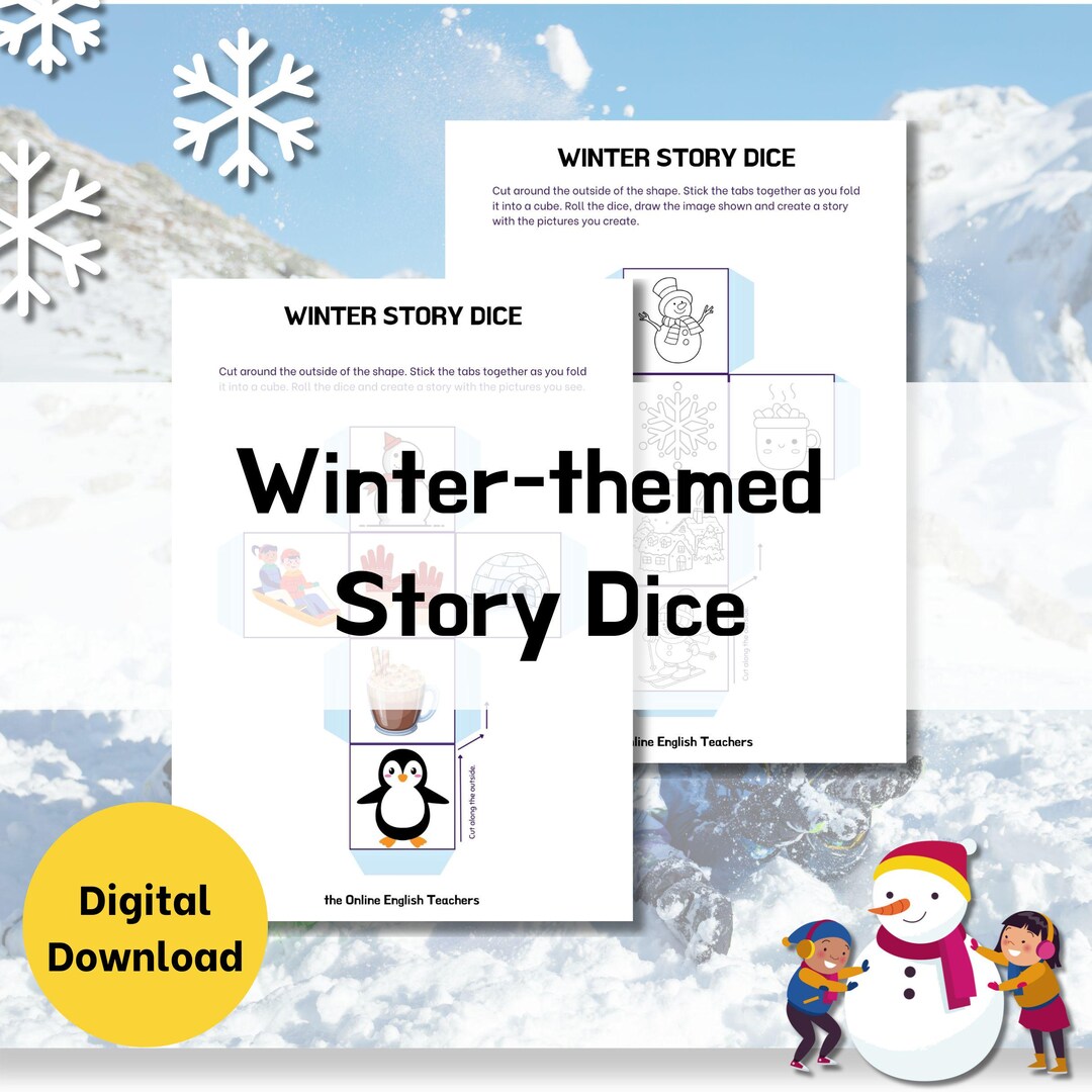 Winter-themed Story Dice | Games for Kids | Kids Games | Digital Games ...