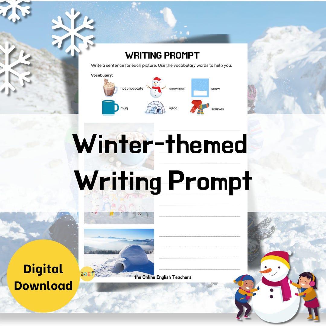 Winter-themed Writing Prompt | Writing Practice | Writing Worksheets ...