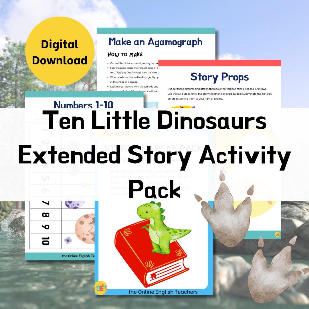 Ten Little Dinosaurs Resources | Dinosaur Printable for Kids | Dinosaur ...