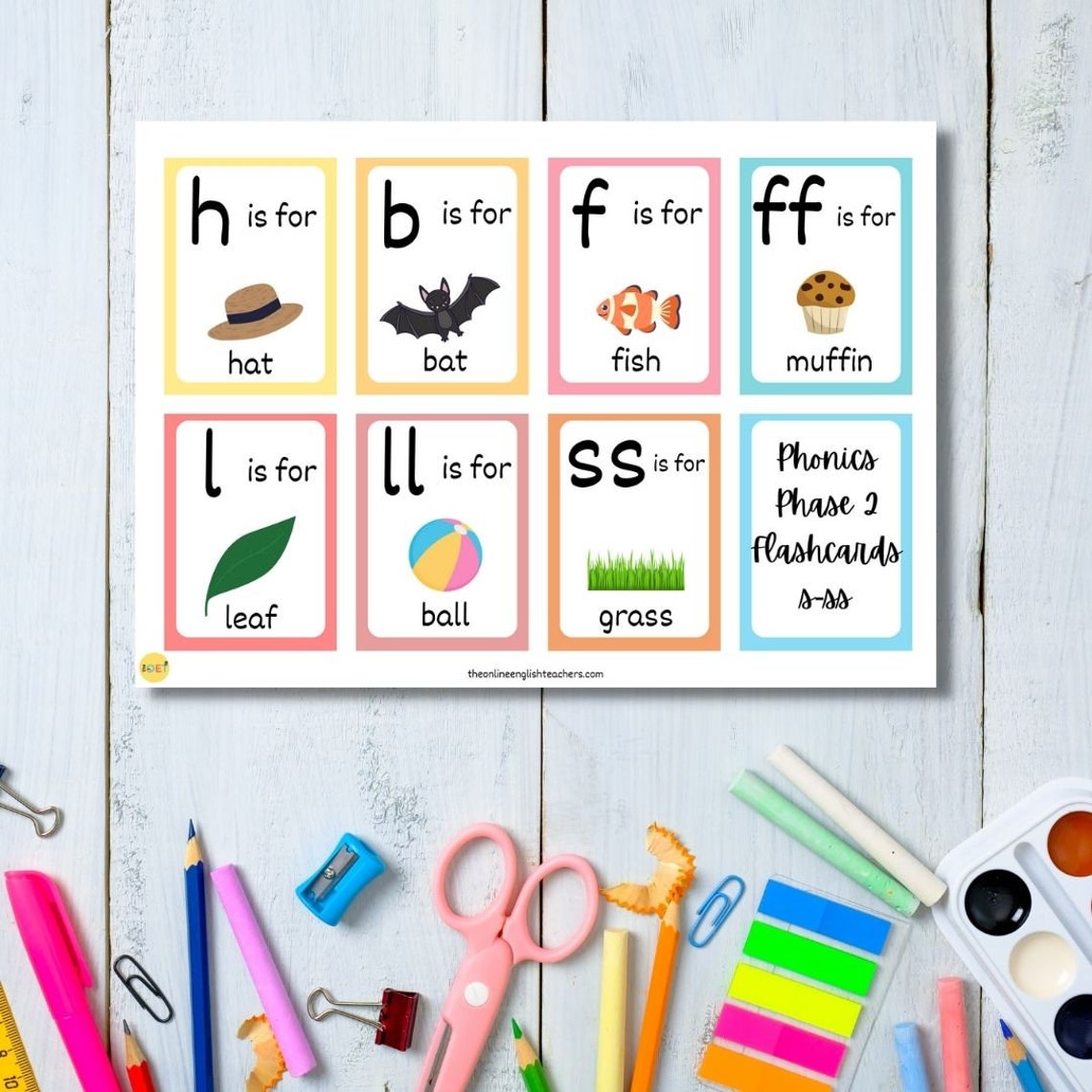Phonics Phase 2 Flashcards | Phonics Flashcards | Kids Digital ...