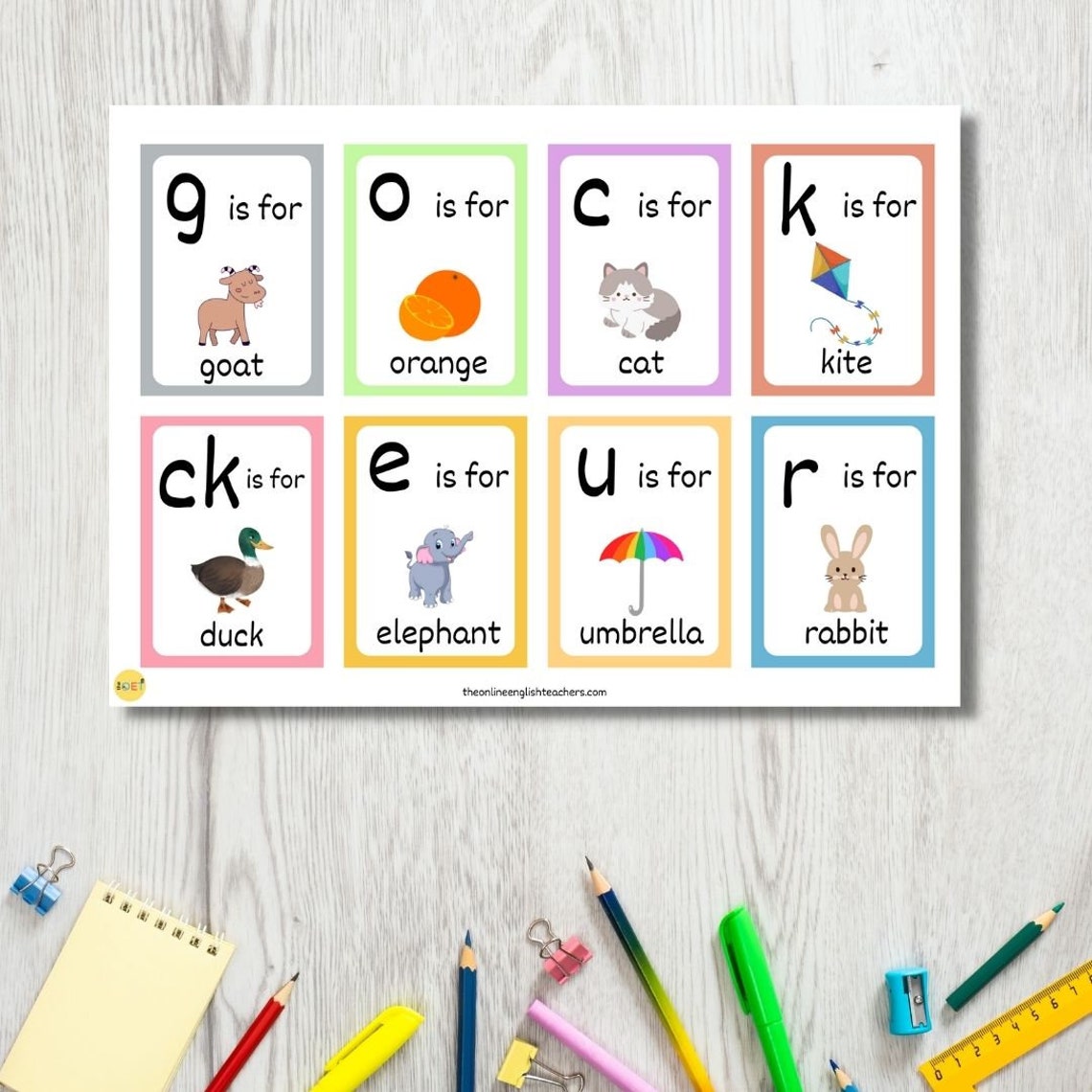 Phonics Phase 2 Flashcards | Phonics Flashcards | Kids Digital ...