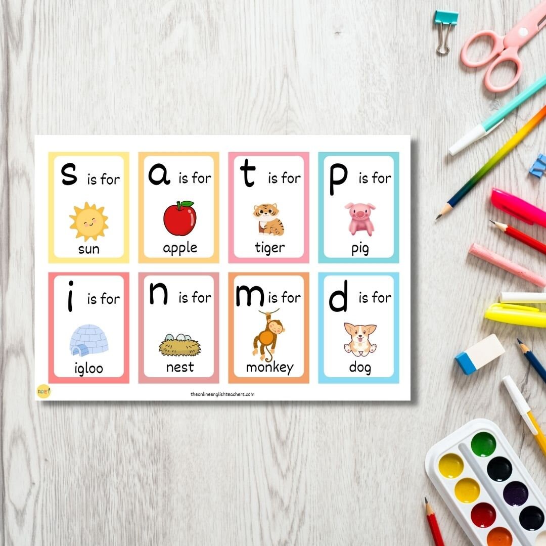 Phonics Phase 2 Flashcards | Phonics Flashcards | Kids Digital ...