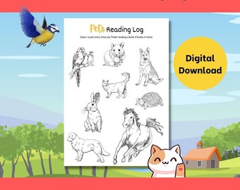 Kids Reading Log | Kids Reading Tracker | Reading Tracker | Reading ...