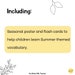 Summer ESL Vocabulary Posters and Flashcards Bundle | ESL | ELL ...
