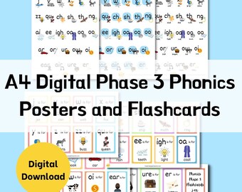 Montessori Phonics Alphabet Sound Chart/ Phonics Poster / Kindergarten ...