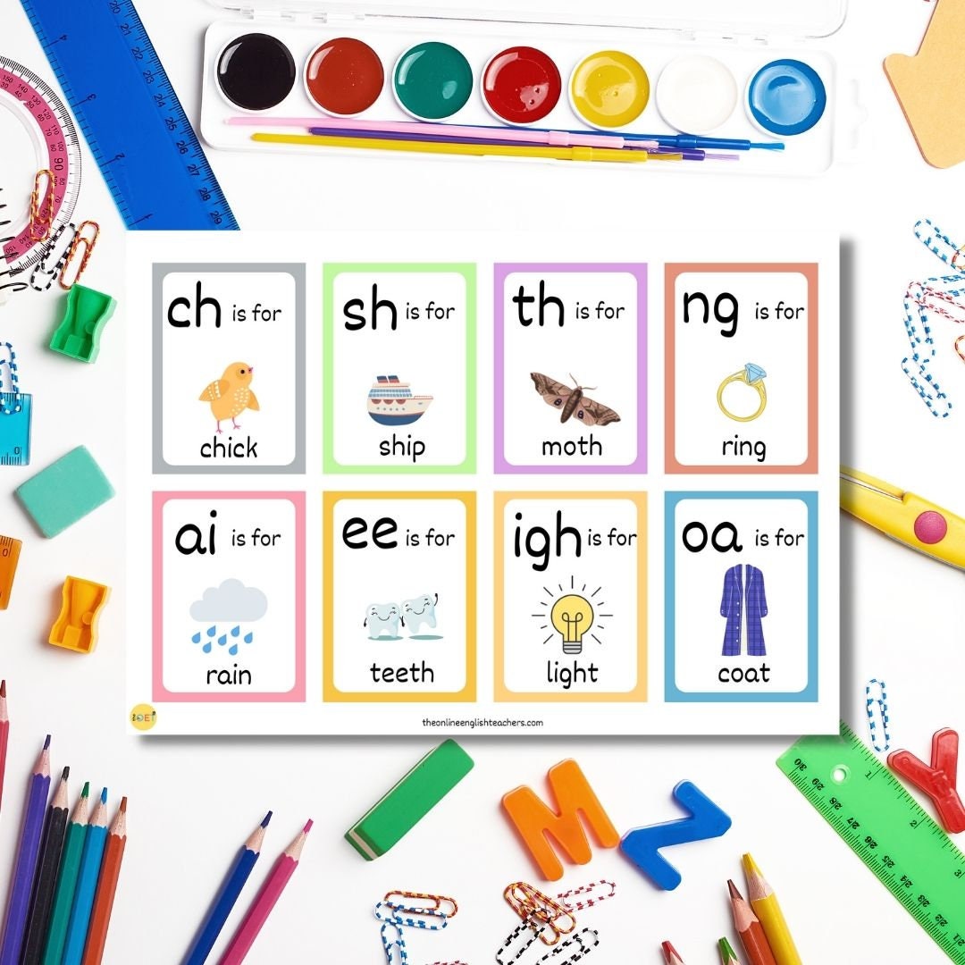 Phonics Phase 3 Flashcards | Phonics Flashcards | Kids Digital ...